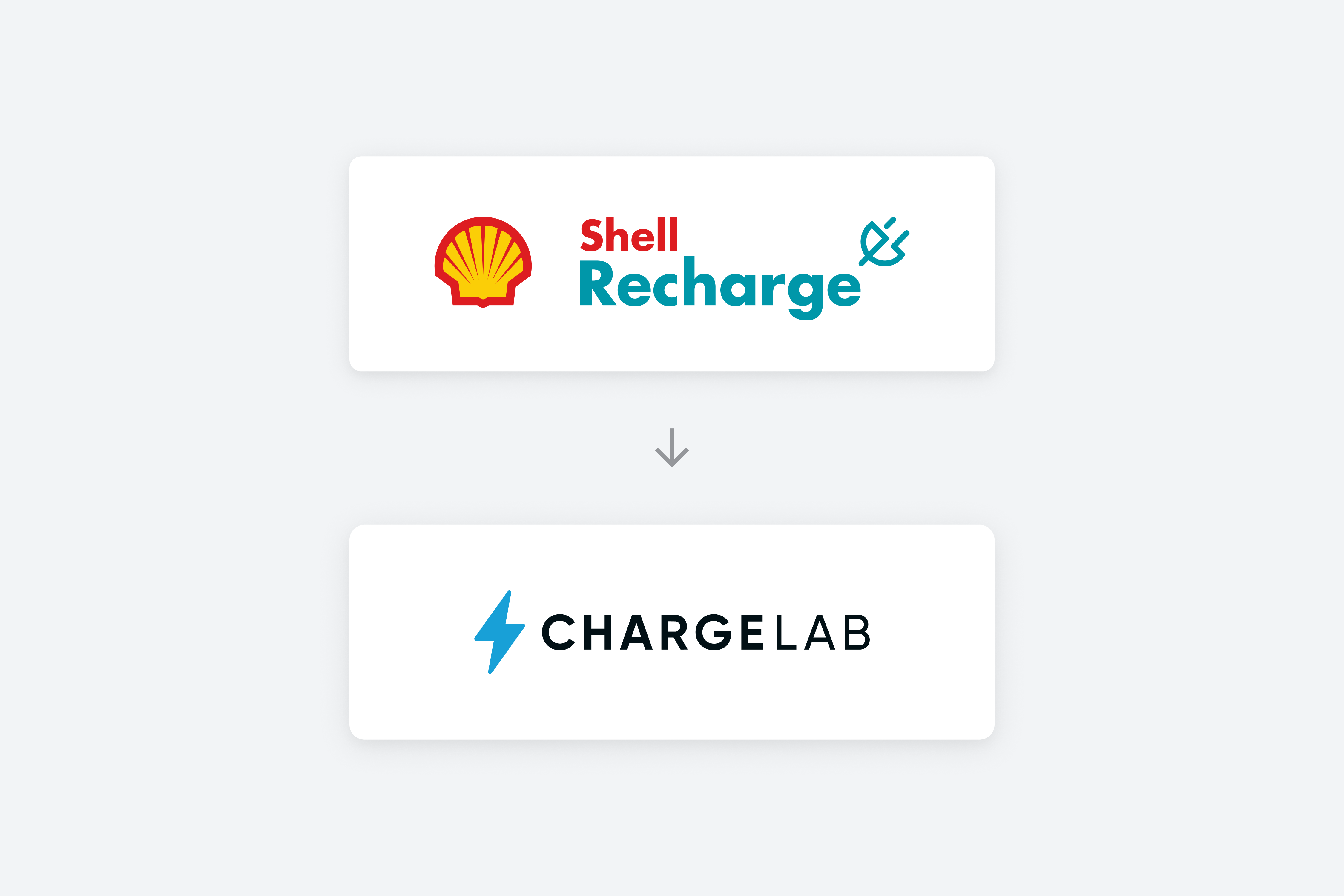 Shell recharge logo store
